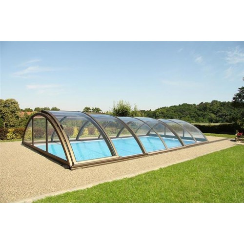 ACOPERIS PISCINA PANA LA 850 x 415cm DIN POLICARBONAT ALBIXON in stoc ⭐ ...